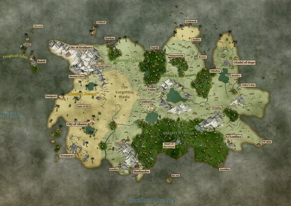 A001 – The fascinating continent of Alhandria - The Wildfire