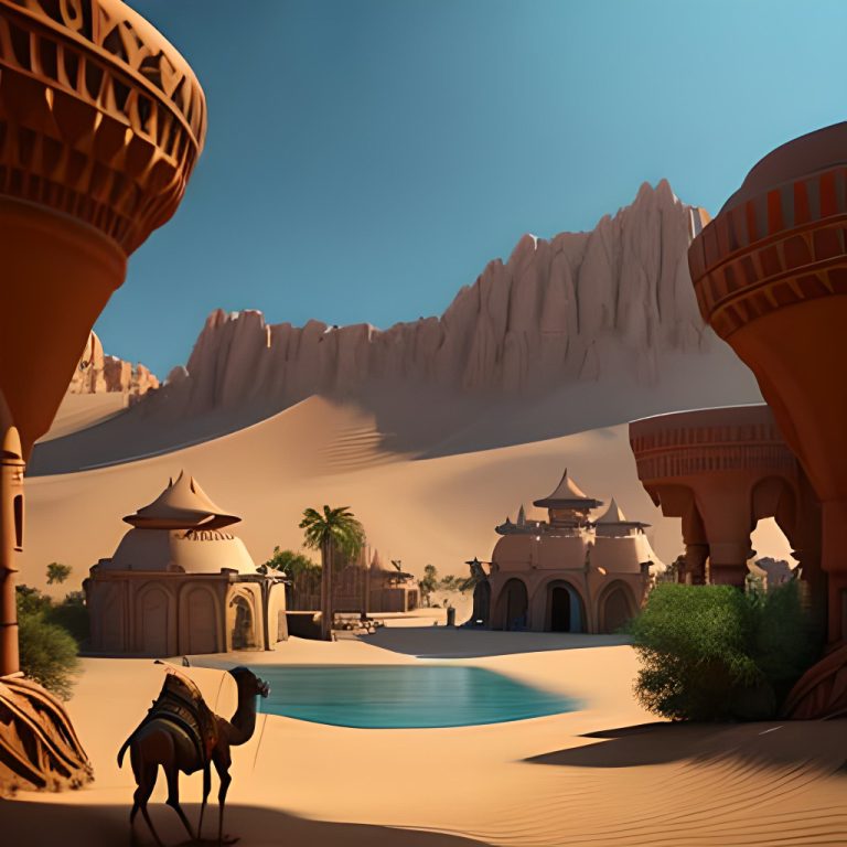 The Oasis of Life: A Fragile Haven in the Heart of the Desert - The ...